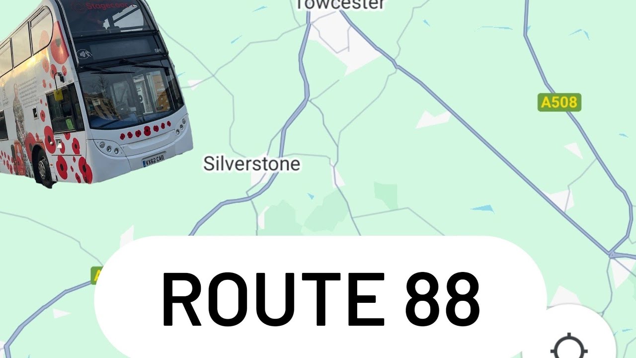 BUS ROUTE 88 TIME POINT AND DESTINATION BLIND CHANGE - YouTube