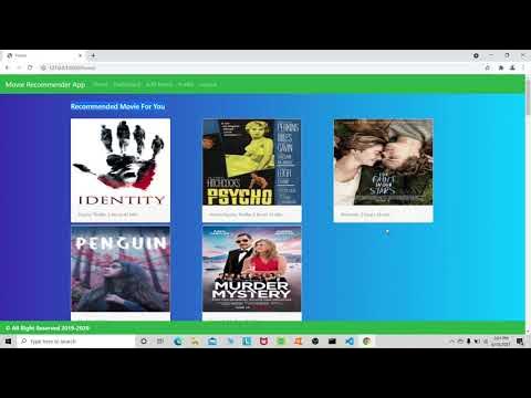 Python Django ---Movie Recommendation App Using Collaborative Filtering ...