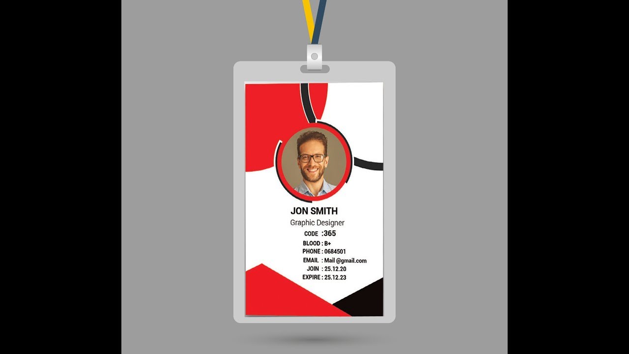 Id Card Design Photoshop 2020 How To Make Id Card Design Tutorial Id Card Design Photoshop 2020 How To Make Id Card Design Tutorial
