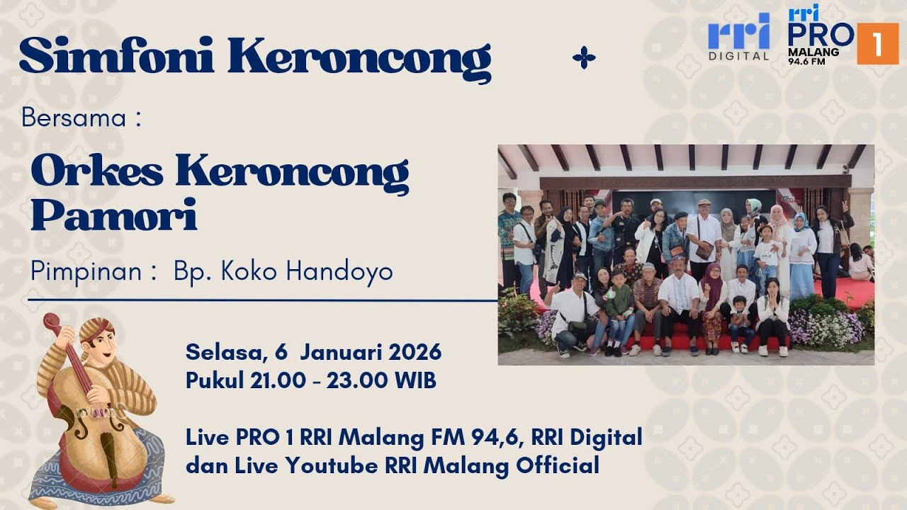 Simfoni Keroncong - Orkes Keroncong Pamori - YouTube