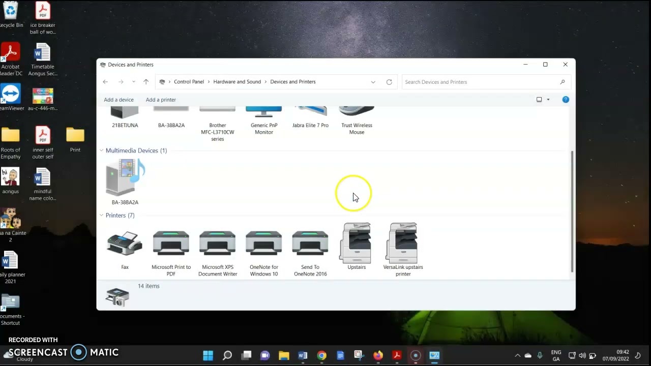 Printer Setup Video BETNS 22 - Aongus - YouTube