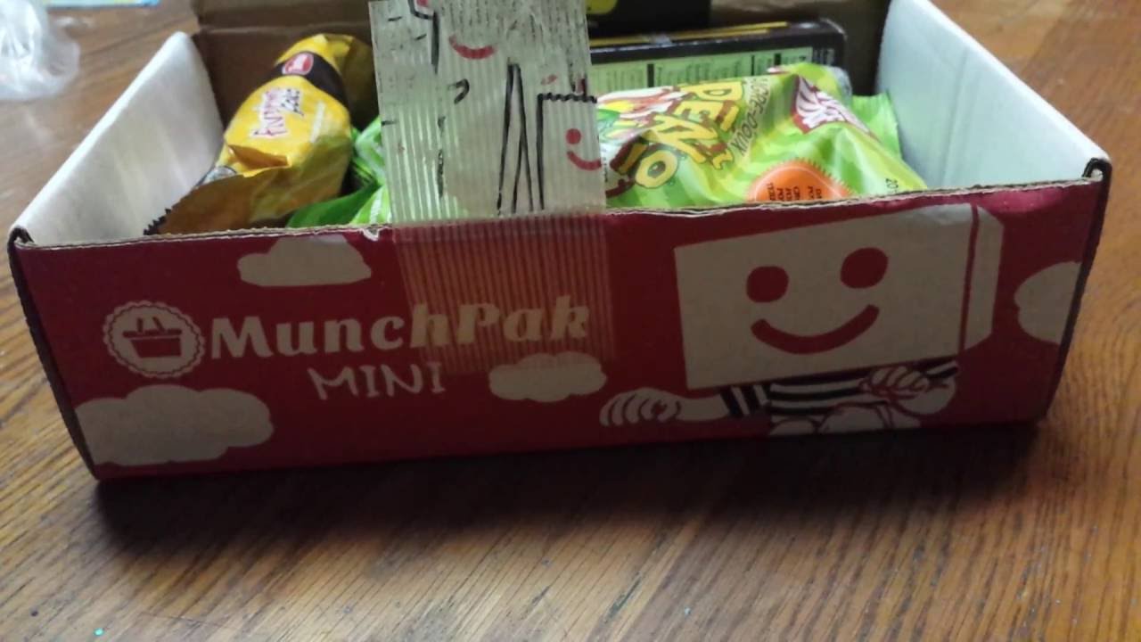 July 2016 Munchpak Box Opening! Unboxing Snacks! - YouTube