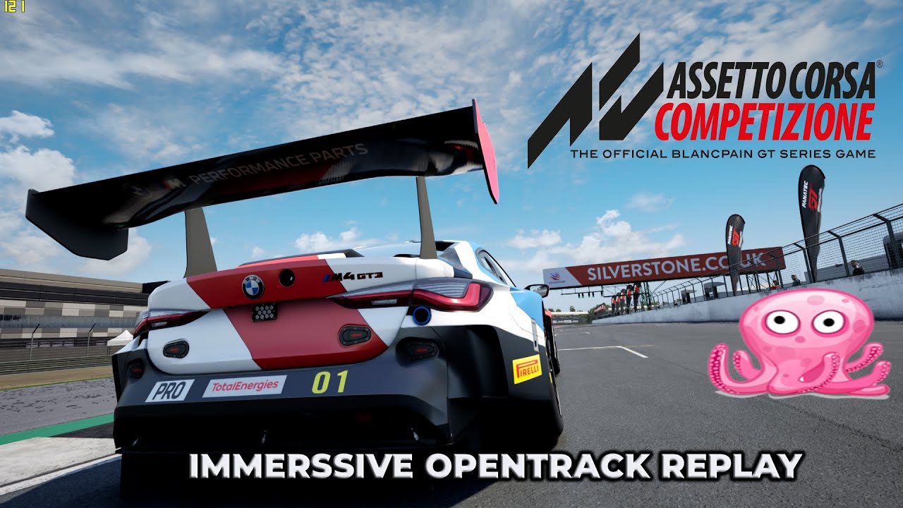 Assetto Corsa Competizione BMW M4 Silverstone IMMERSSIVE CAM OPENTRACK ...