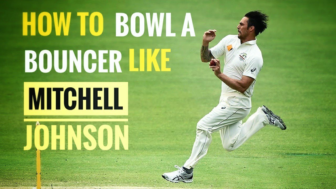 How to bowl a bouncer like Mitchell Johnson 🔥| Fast bowling Tips - YouTube