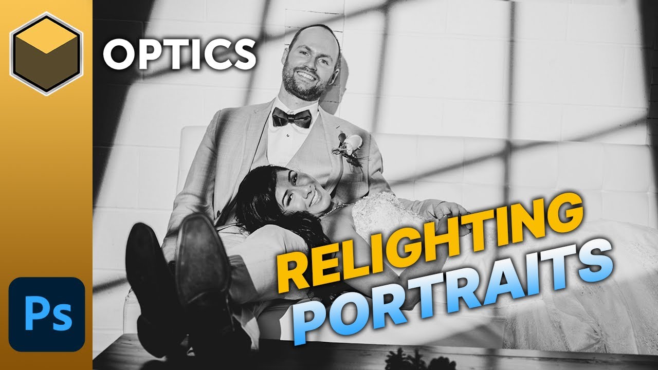 How to Relight Portrait Photos with Gobo Lighting in Post - YouTube