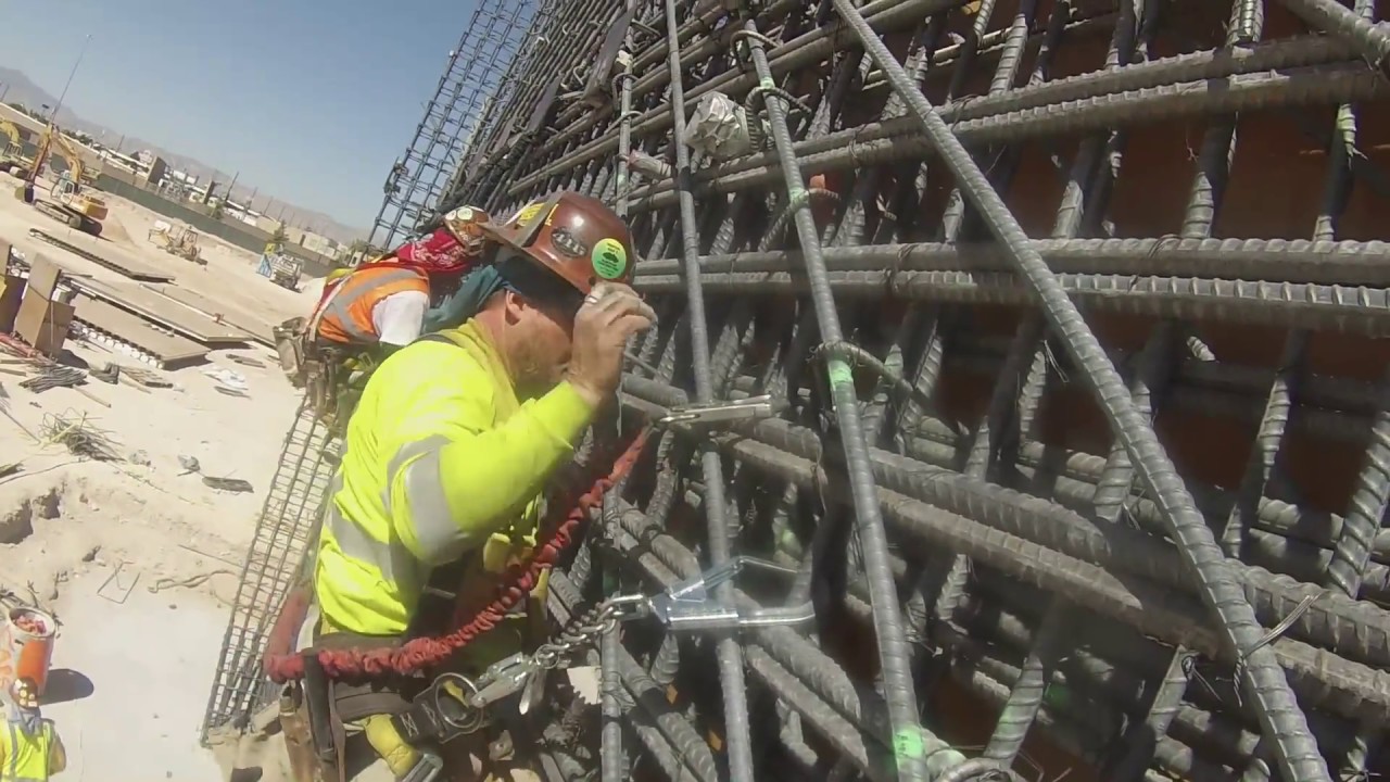Local 416 Ironworkers Las Vegas Arena - YouTube