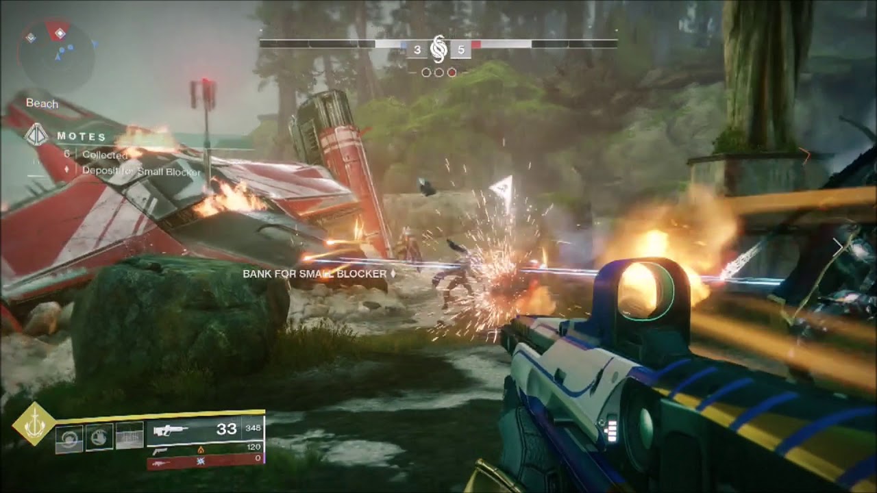 Destiny 2 Gambit Deposit Motes to Send Blockers - YouTube