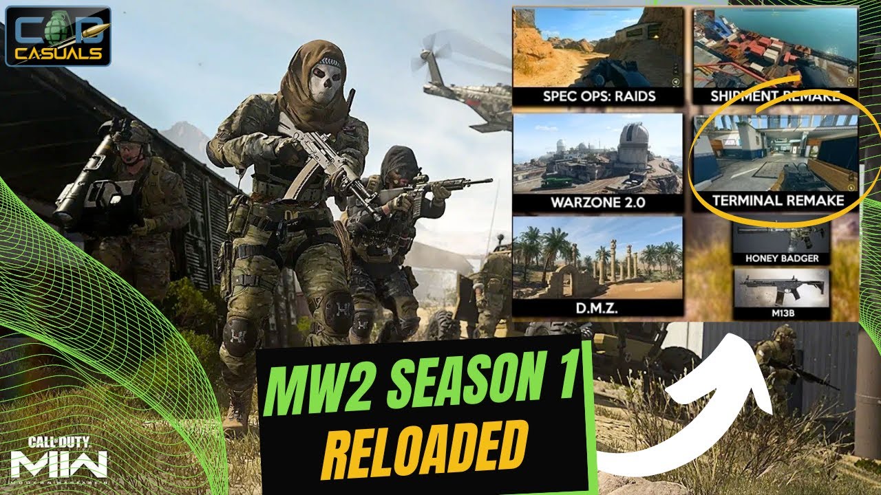 MW2 SEASON 1 RELOADED CONTENT | The COD Casuals Ep. 95 - YouTube