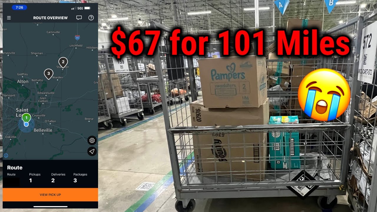 Amazon Flex: 101 Miles for $67 - YouTube