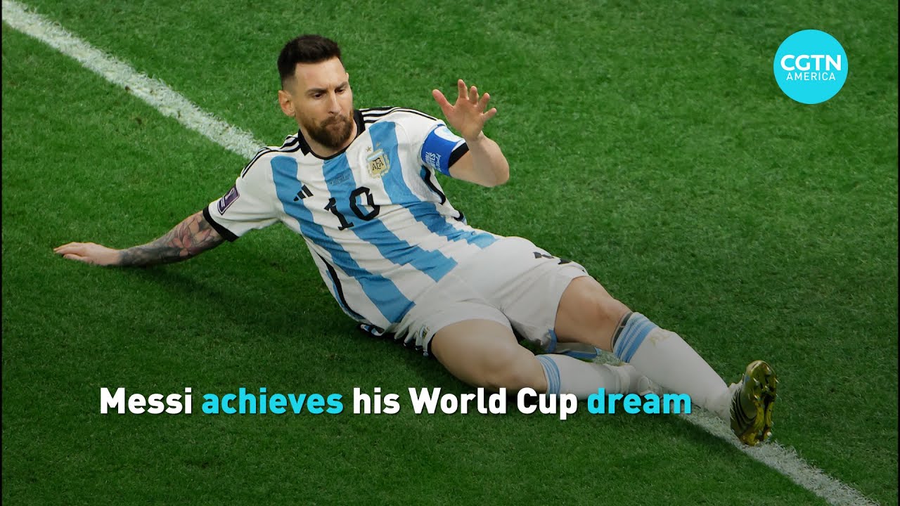 Messi achieves his World Cup dream - YouTube
