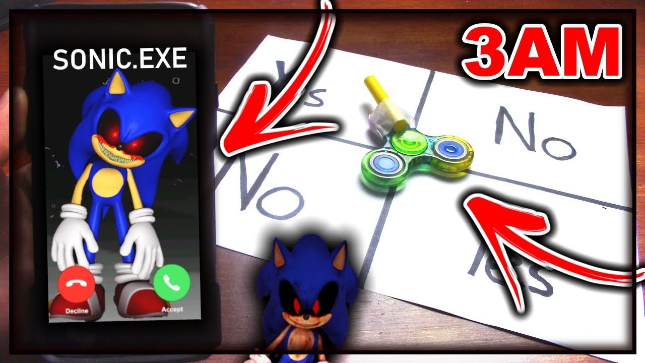 DO NOT PLAY CHARLIE CHARLIE FIDGET SPINNER WHEN CALLING SONIC.EXE AT ...