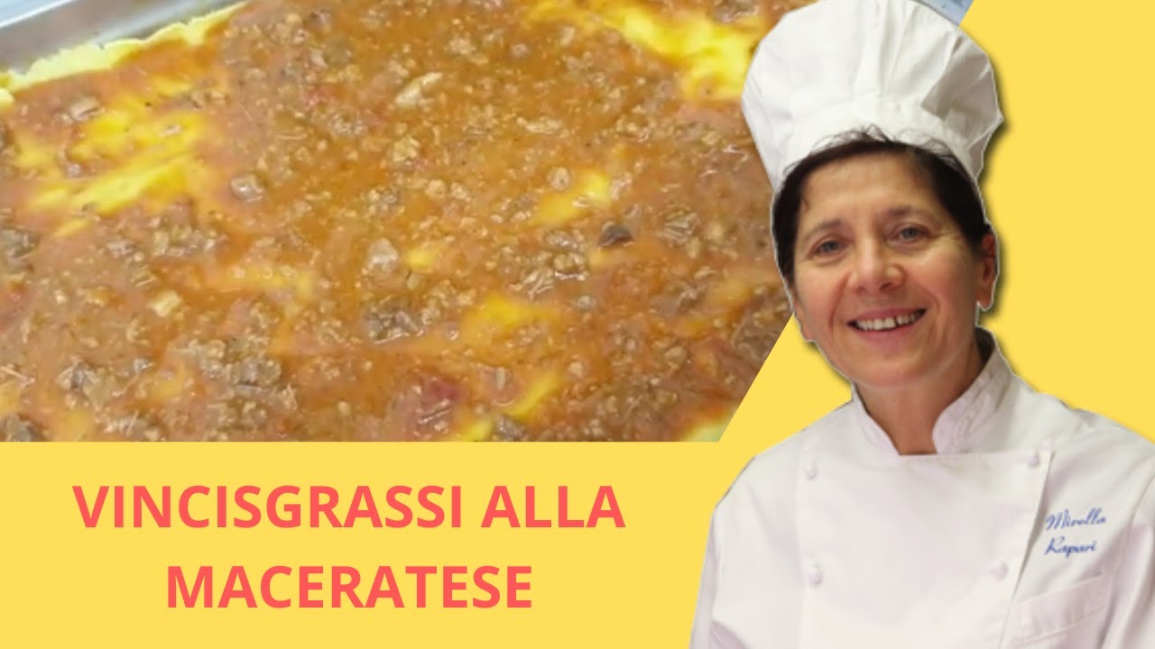 Ricetta Vincisgrassi alla maceratese - Rosticceria Mirella Corridonia ...