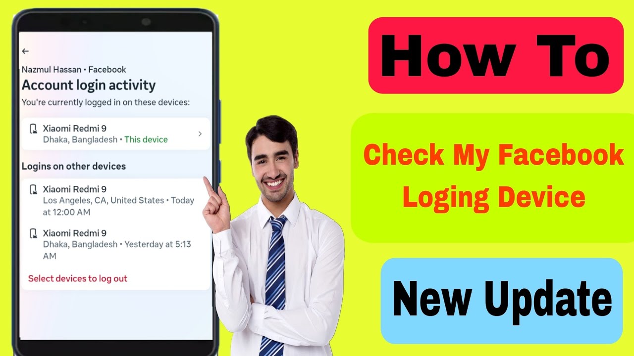 How to Check My Facebook Login Device | Who use my Facebook Account ...