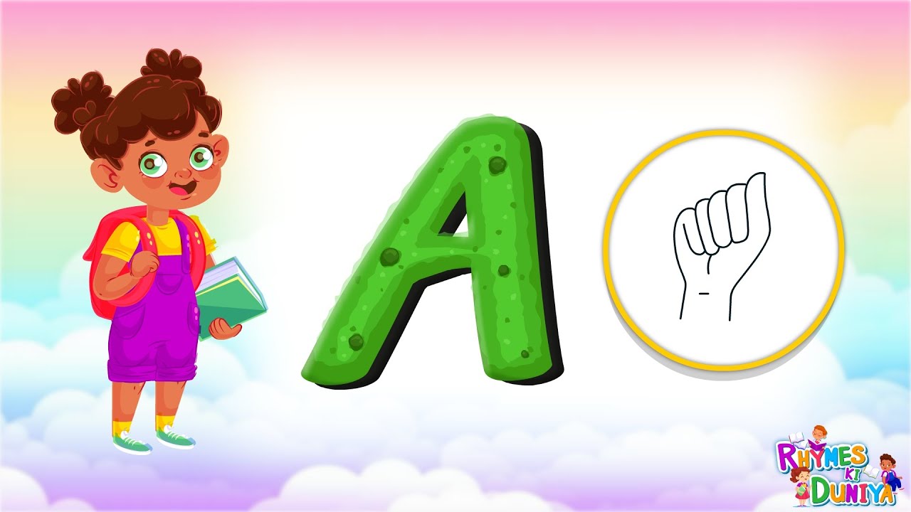 ABCD in English | Alphabet song | Read and Write The Alphabet | Learn ...