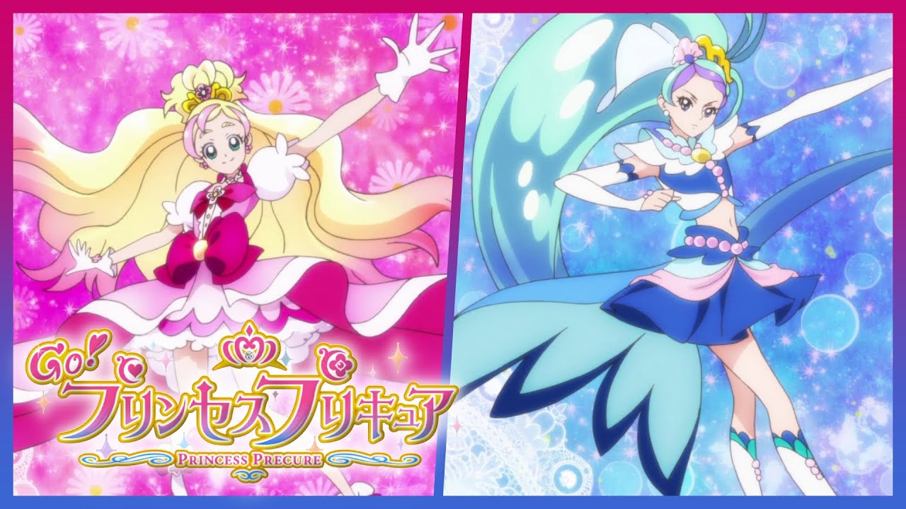 [1080p] Cure Flora & Cure Mermaid Duo Transformation {Ver. 1} - YouTube
