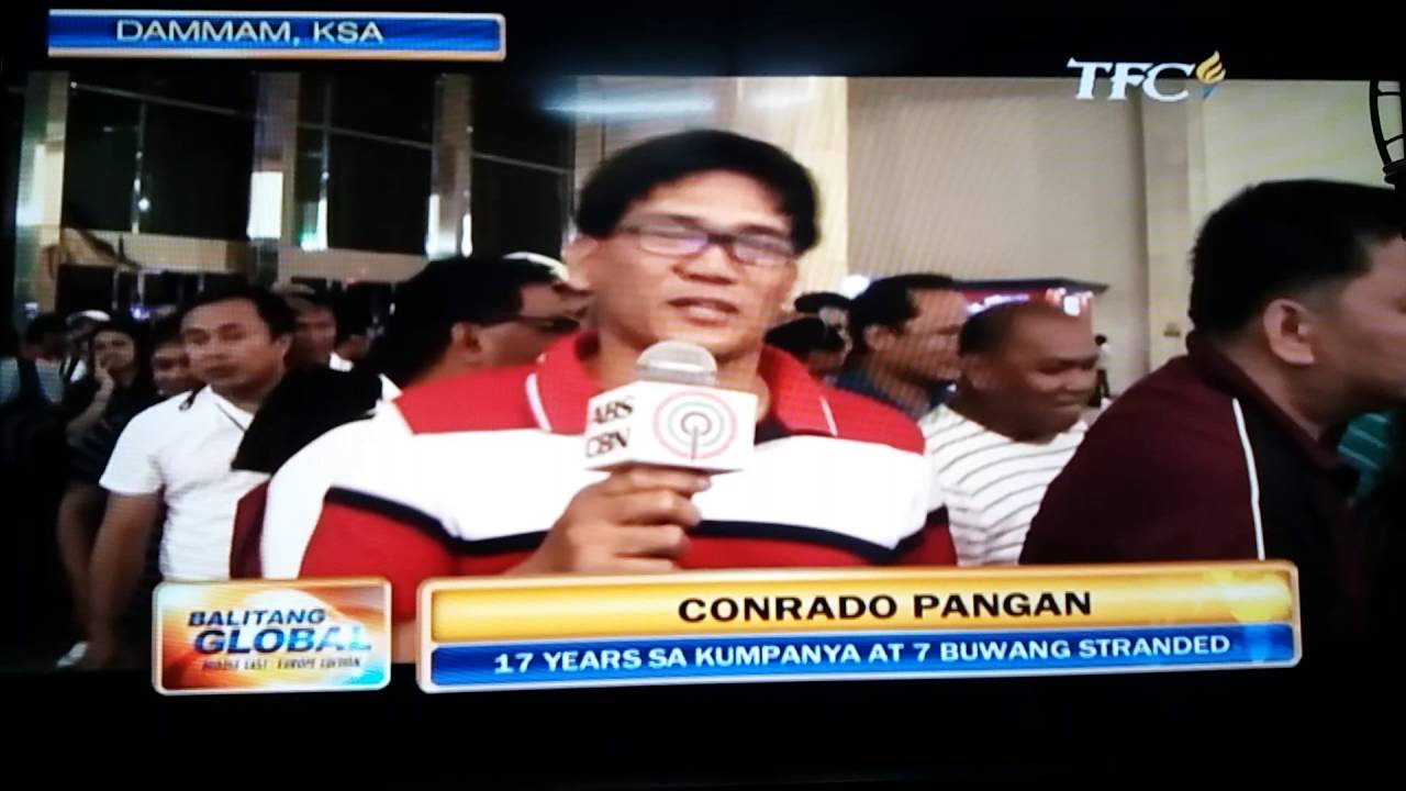 BG Florante Catanus- 70 Stranded Pinoy workers of Saudi Oger umuwi na ...