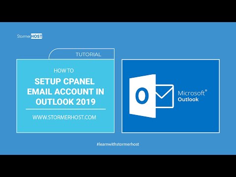 How to Set up a cPanel Email Account in Outlook 2019 - Desktop App