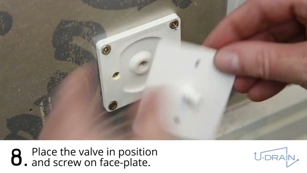 U-drain installation - YouTube
