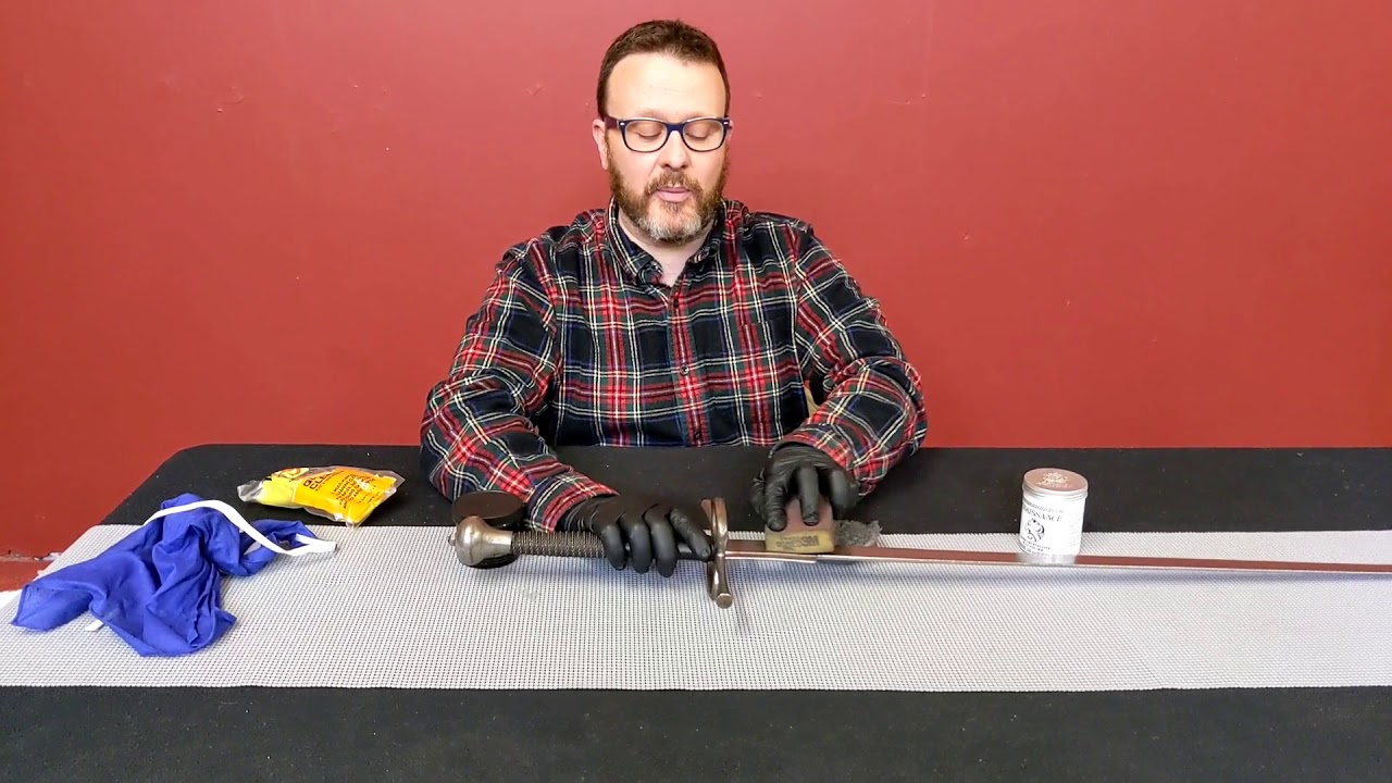 How to clean and maintain your sword - YouTube