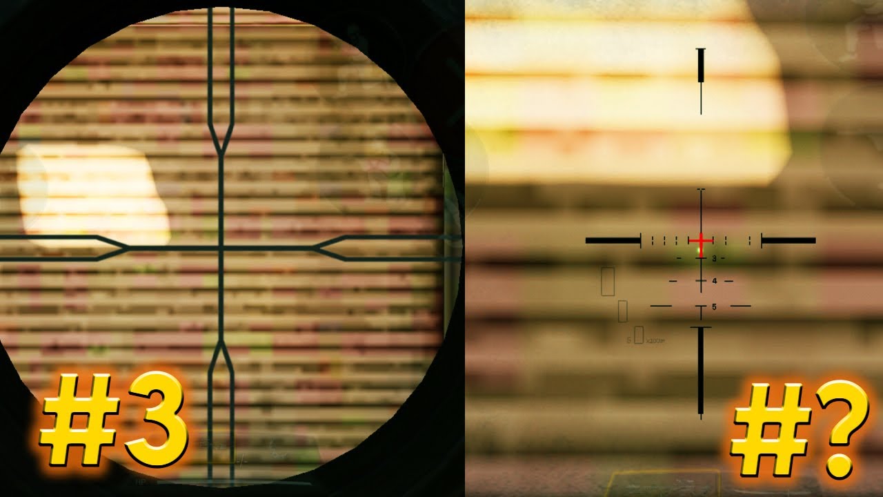 TOP 5 RETICLE FOR SNIPER OPTIC || CODM - YouTube