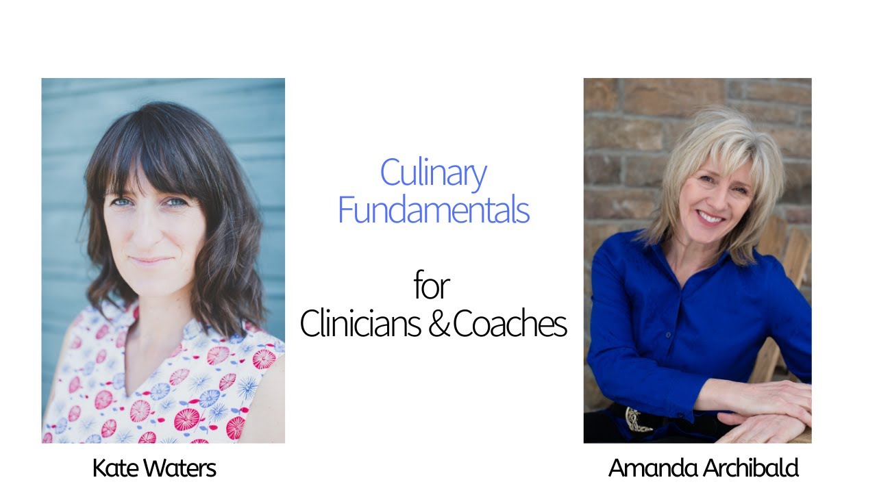 Chef Kate Waters and Amanda Archibald talk Culinary Health Experts ...