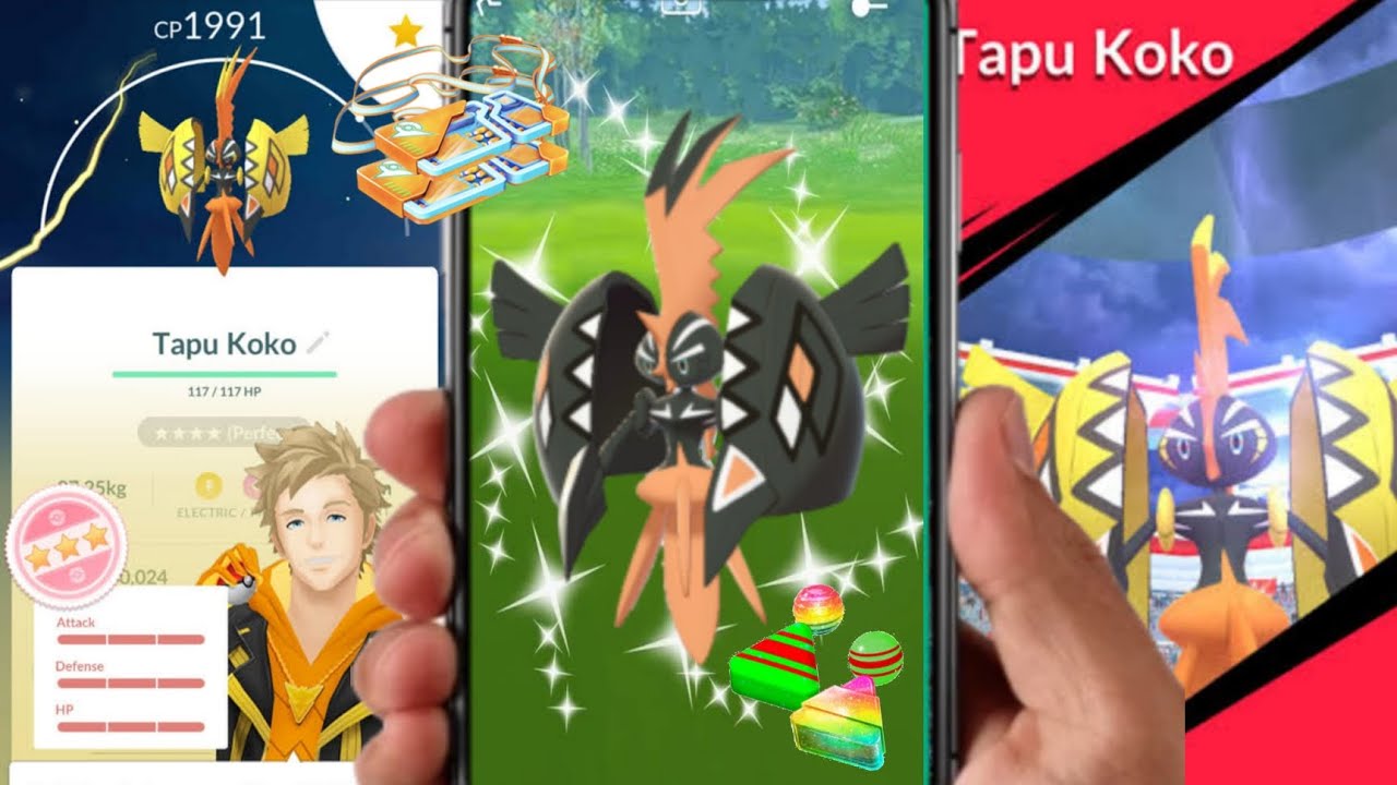 1 Minute Counters For Tapu Koko Pokemon Go | Tapu Koko Best Moveset ...