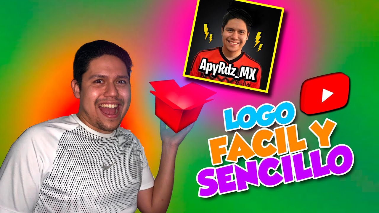 COMO HACER UN LOGO SENCILLO PARA TU CANAL DE YOUTUBE DESDE TU CELULAR ...