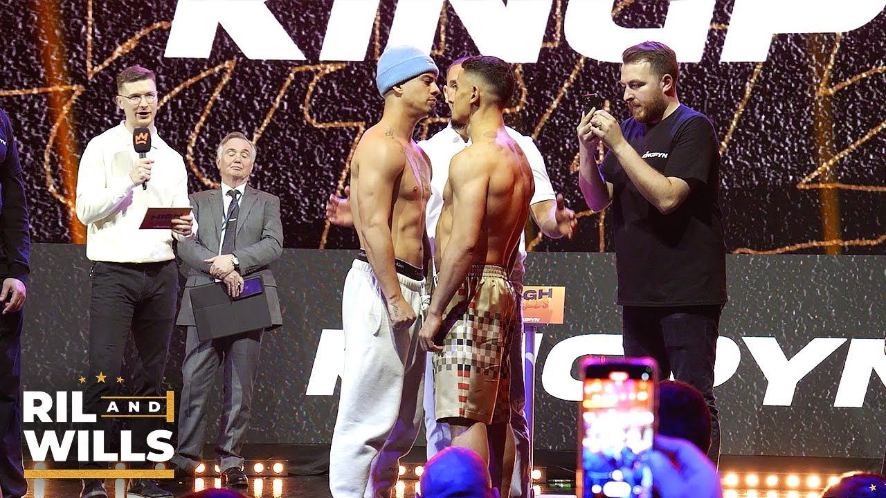 EXCLUSIVE! GIB VS AUSTIN MCBROOM FULL KINGPYN WEIGH-IN - YouTube