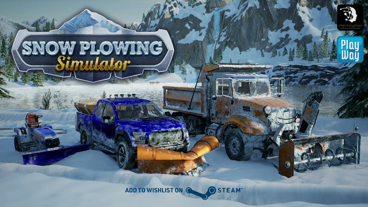 Snow Plowing Simulator - YouTube