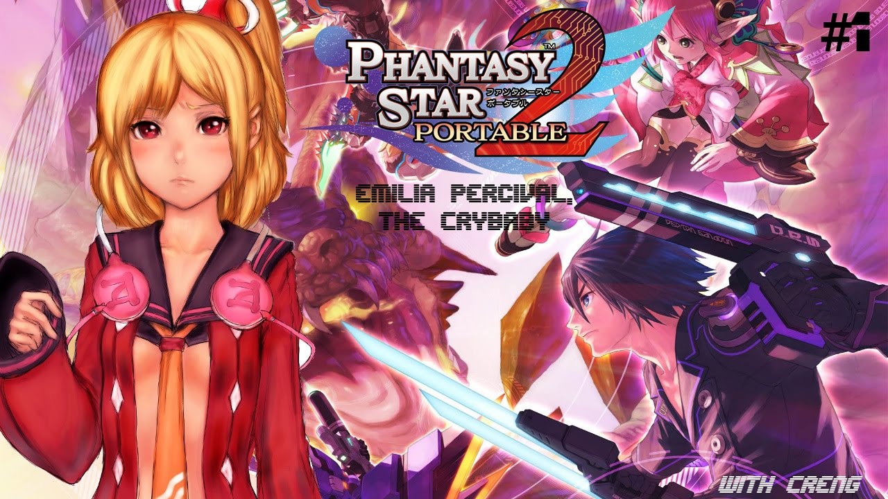 EMILIA PERCIVAL, THE CRYBABY | Phantasy Star Portable 2 [01] [PSP ...