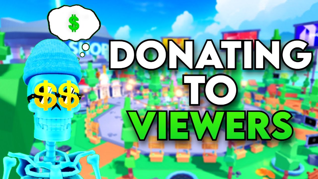 ACTUALLY Donating In Pls Donate! #plsdonate - YouTube