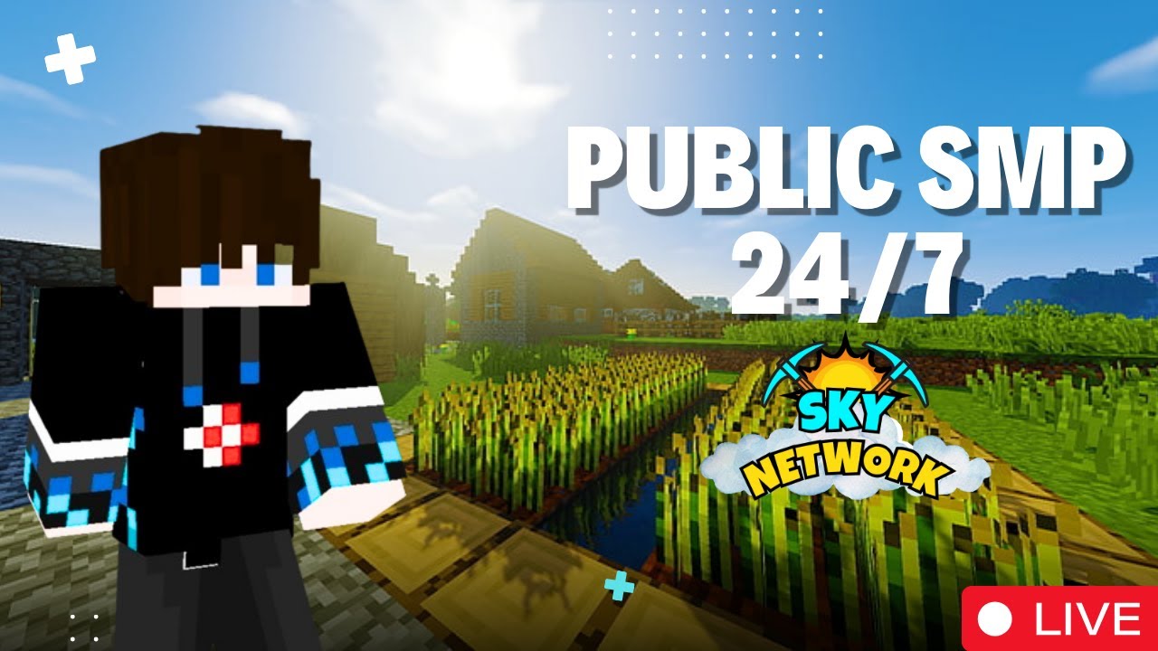 MINECRAFT LIVE | PLAYING WITH SUBS | PUBLIC SMP SURVIVAL | 24/7 SMP # ...