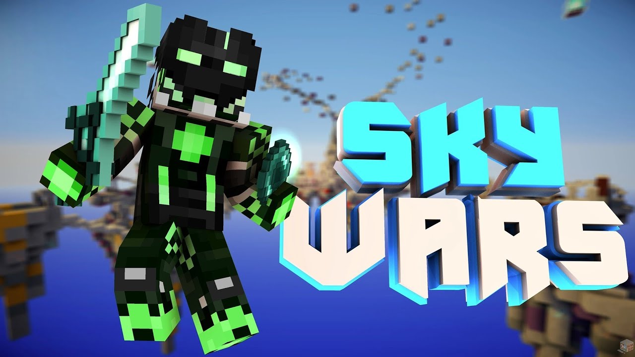 JUGANDO SKY WARS BEDROCK CON MEMES | MINECRAFT SKY WARS | AirproagustinMC - YouTube