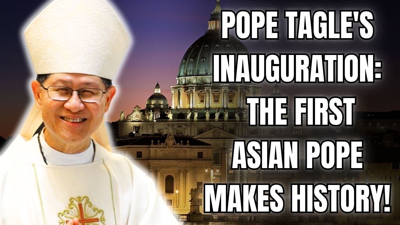 Pope Tagle's Inauguration: The First Asian Pope Makes History! - YouTube