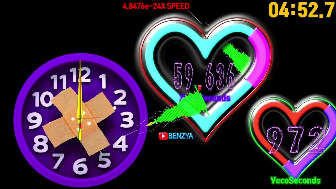 [Speed feeling] 268,435,455,999 vecoseconds countdown timer alarm🔔 ...