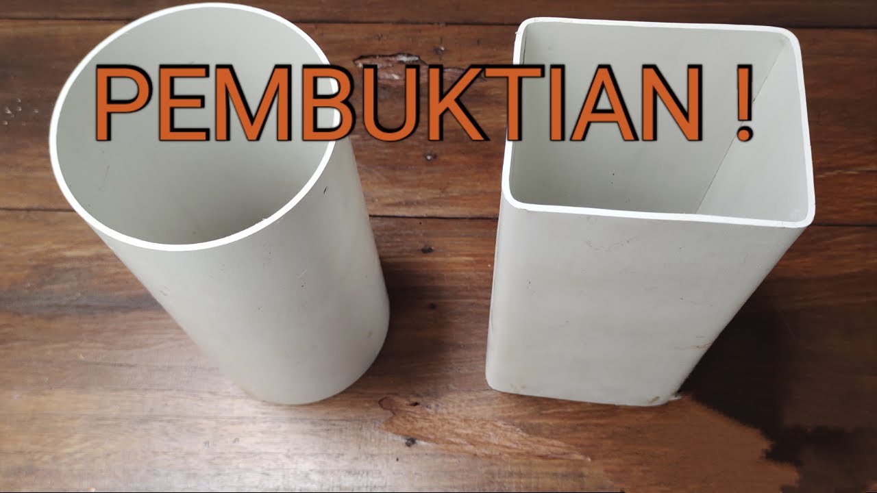 cara mudah merubah bentuk pipa pvc menjadi kotak ( It's very easy to ...