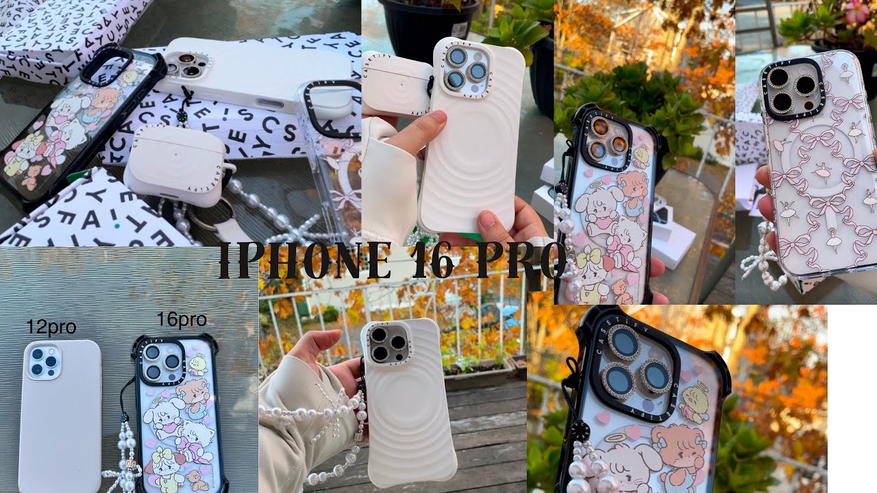 iPhone 16 Pro Unboxing *white Titanium* Aesthetic Cases & Accessories ...