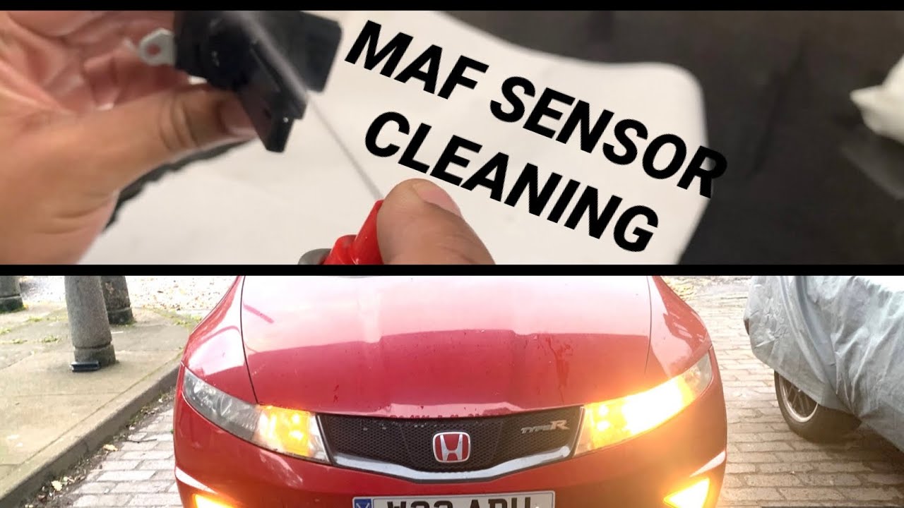 CLEANING THE MAF SENSOR & HEADLIGHT BULB UPGRADE - FN2 CIVIC TYPE R ...