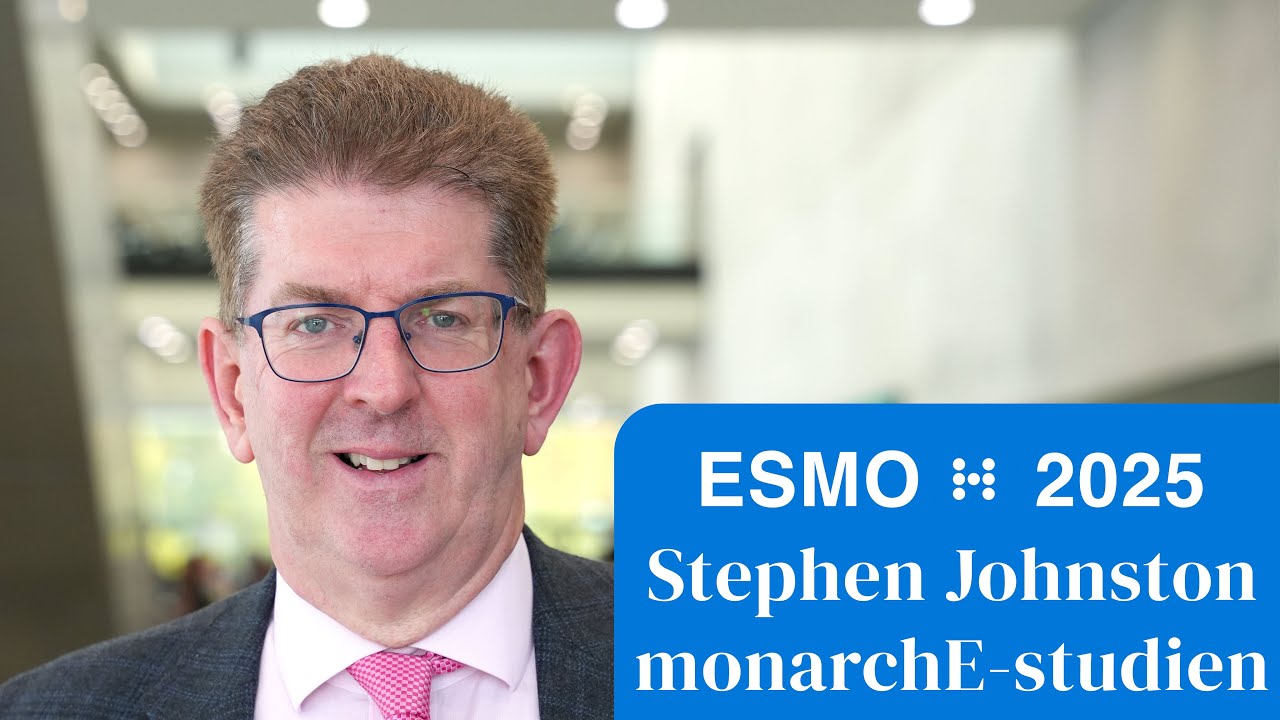 Professor Stephen Johnston on the monarchE study at ESMO 2025 - YouTube