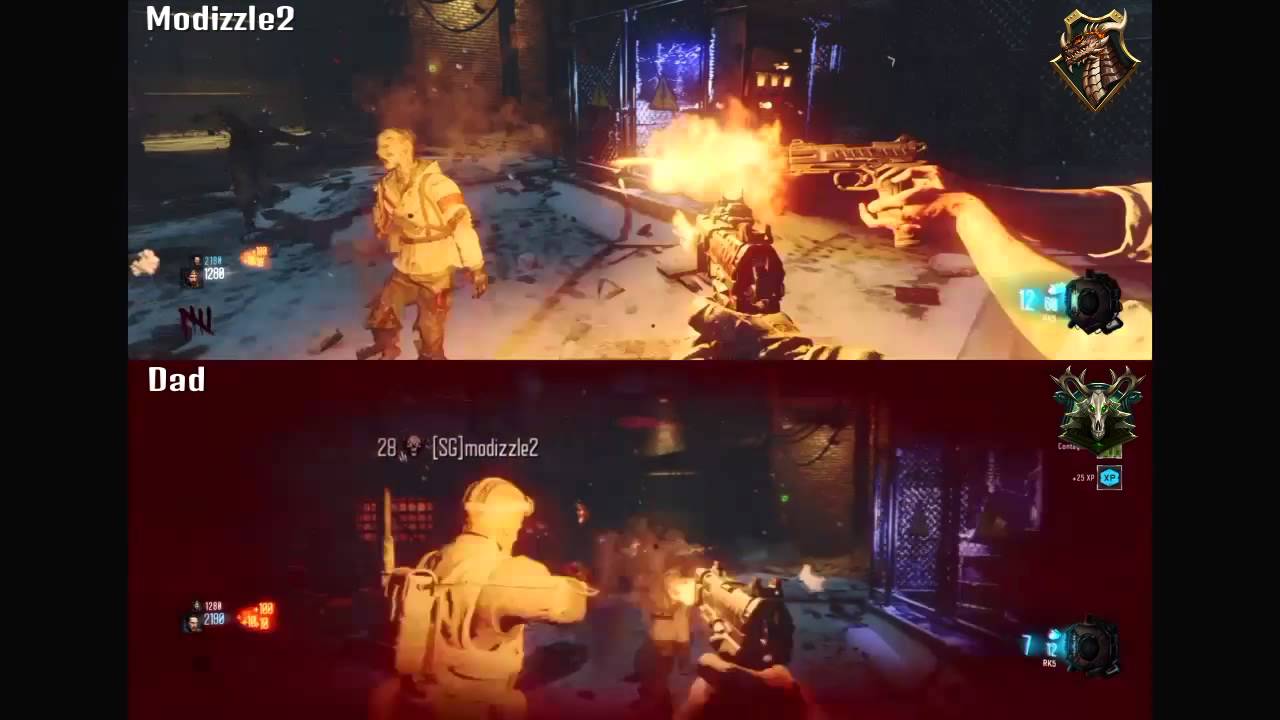 Modizzle2 and dad play COD3 - YouTube