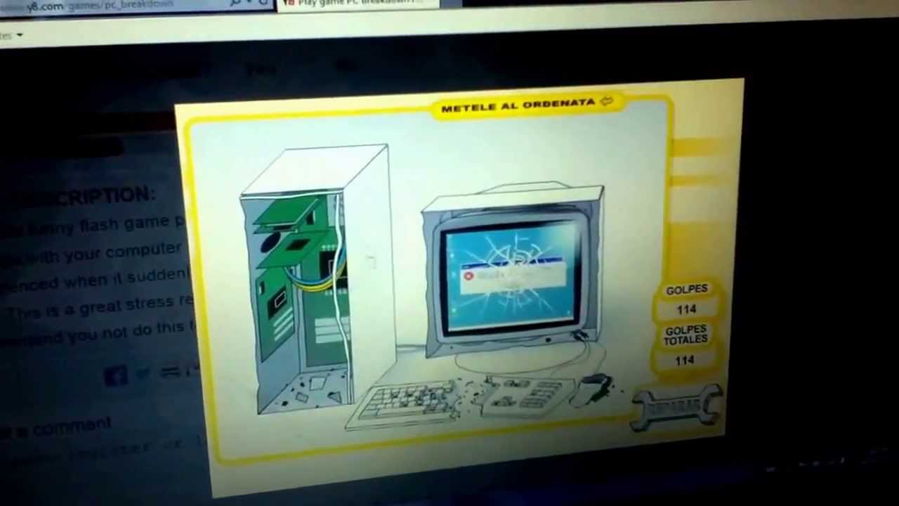 PC breakdown fun - YouTube