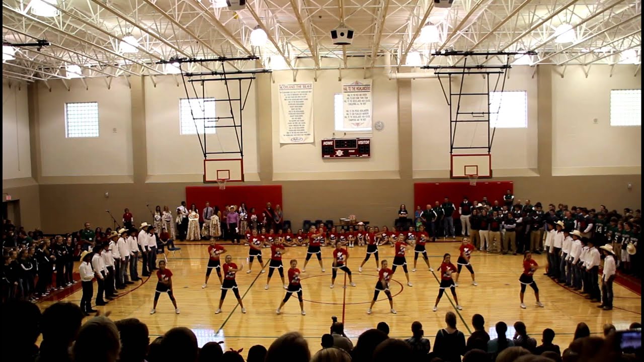 TWHS Freshman Cheerleaders Western Pep Rally, Homecoming 2012 - YouTube