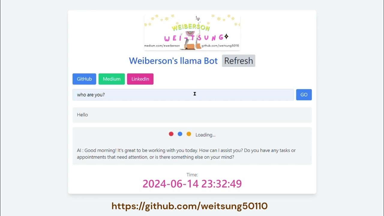 llama_flask_langchain_ChatbotWeb Demo - YouTube