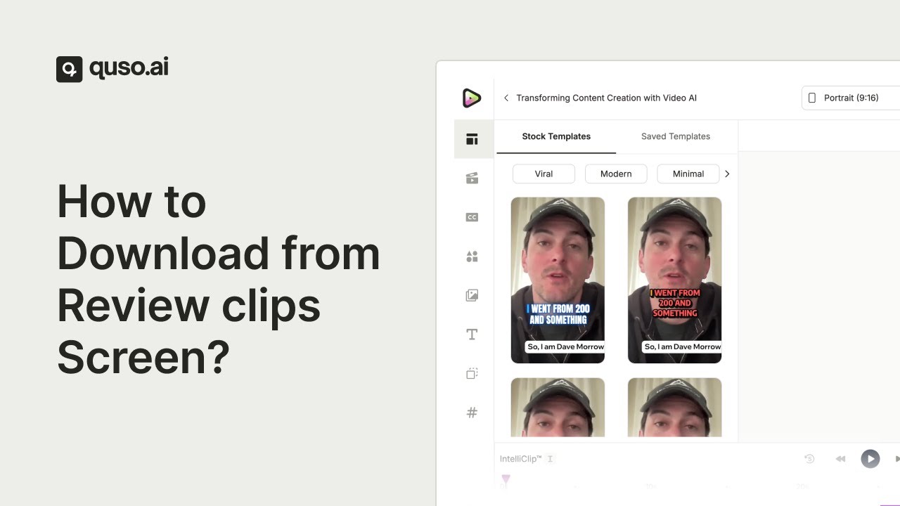 How to download clips from review clip screen? - YouTube