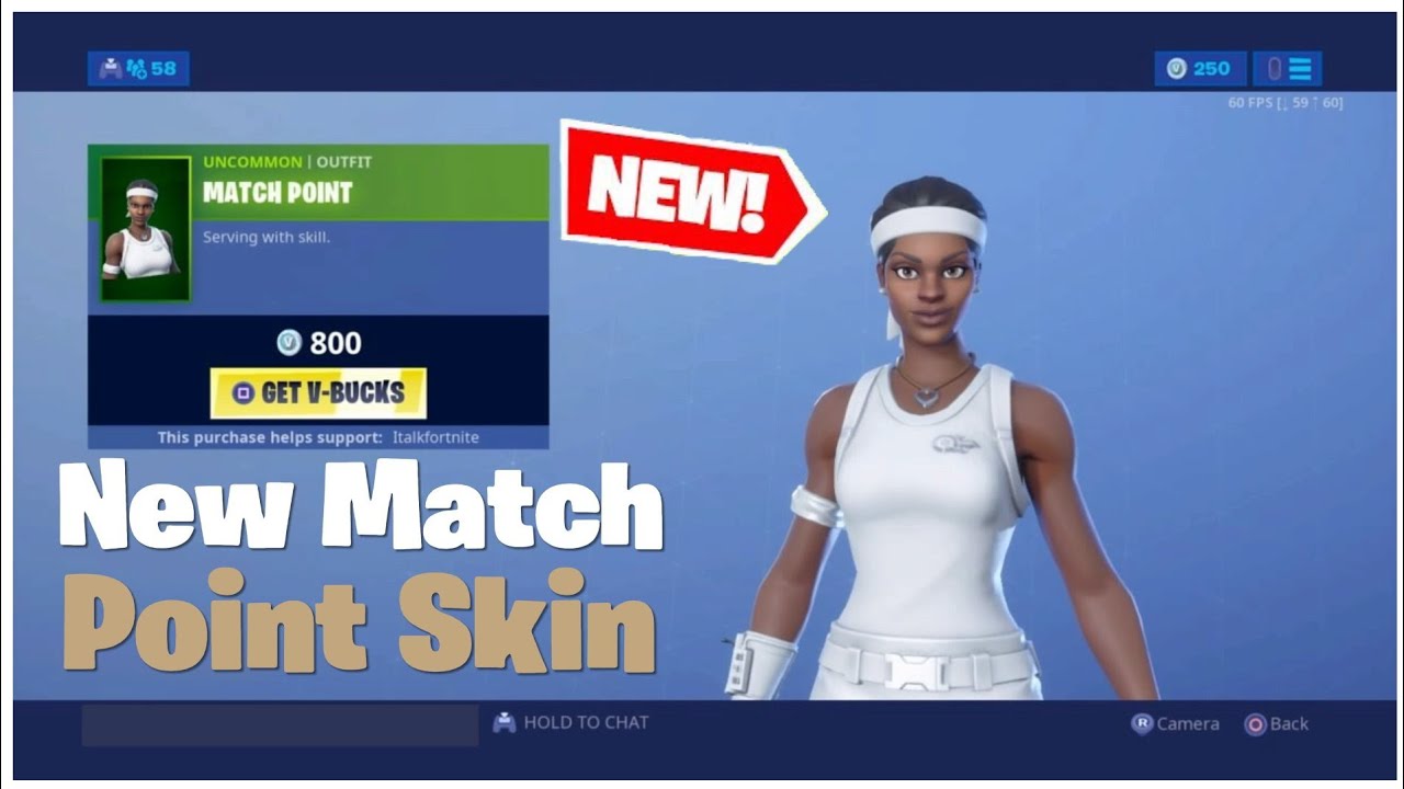*New* Match Point Skin - Fortnite Item Shop For June 30th - YouTube
