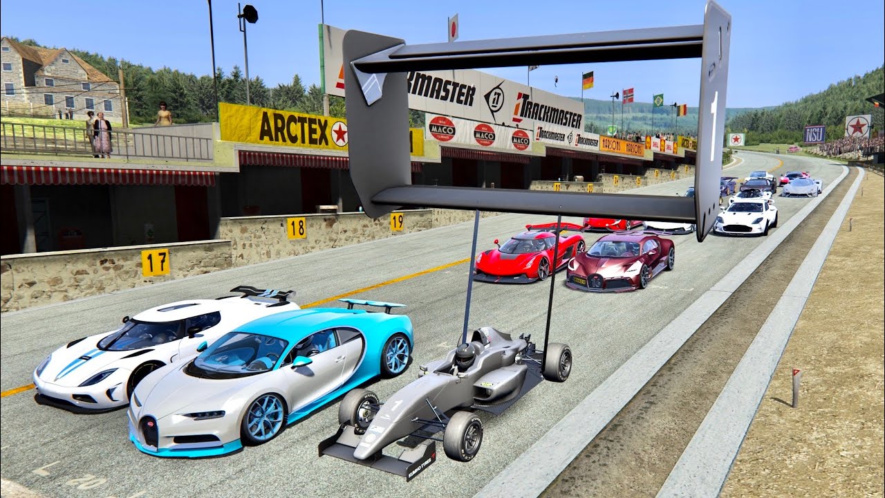 Formula Jet Engine Monster Wing vs Hypercars - Nardo Speed Ring - YouTube