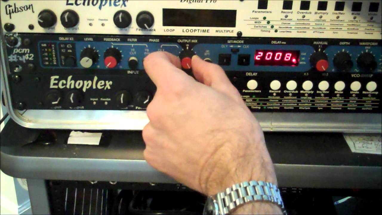 Lexicon PCM42 New 2015 Gary Hall mods-short demo - YouTube
