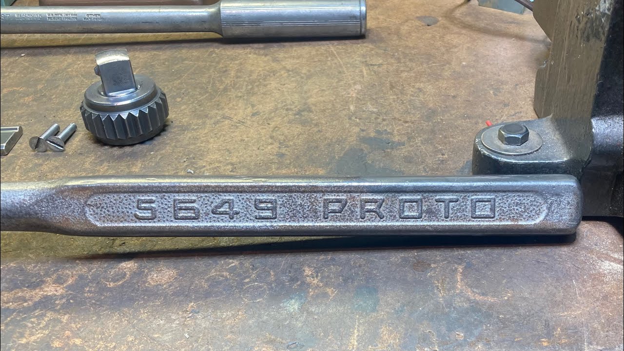 Vintage Proto 5649 3/4" Drive Ratchet (Pebble Period) - YouTube