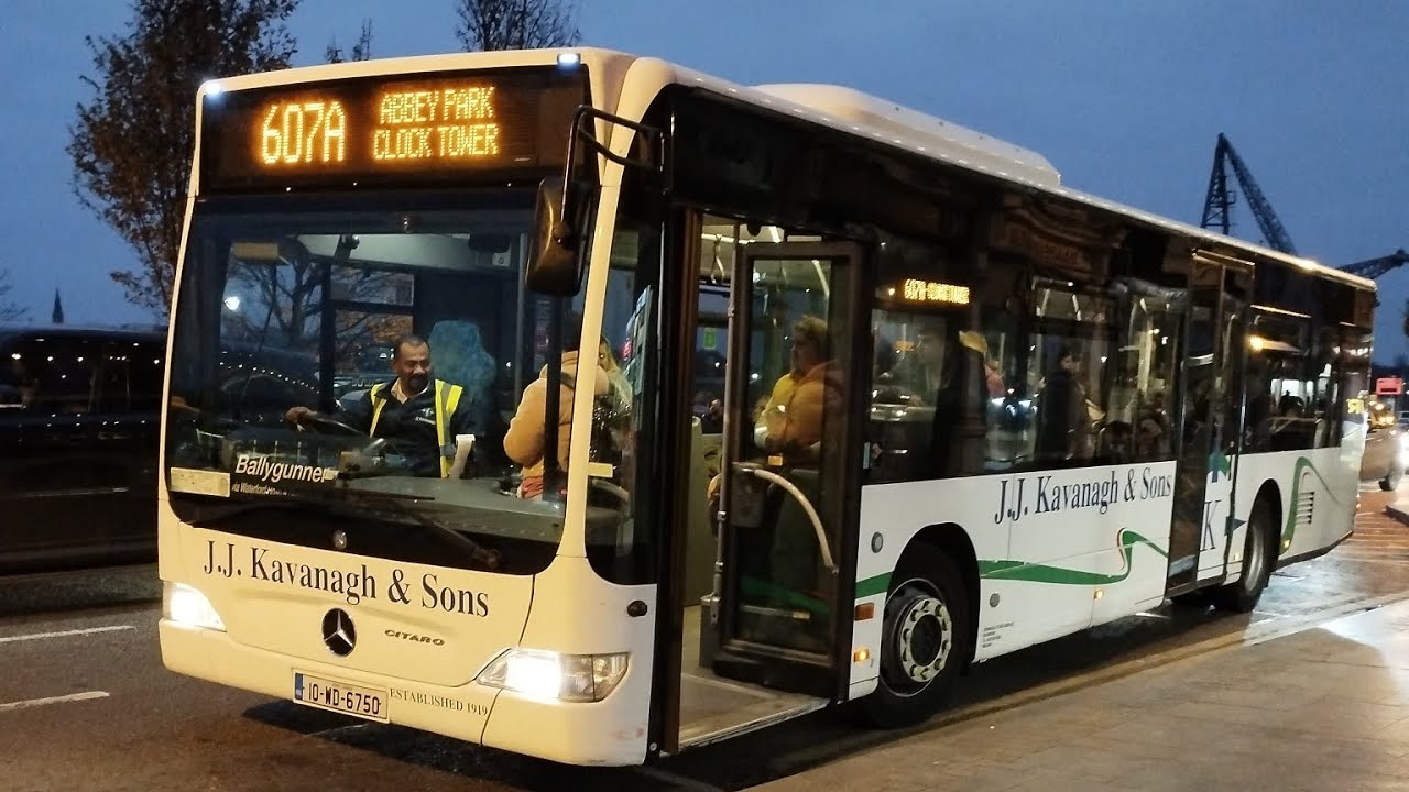 JJ Kavanagh and Sons Mercedes-Benz Citaro 10-WD-6750 on a 607 to Abbey ...