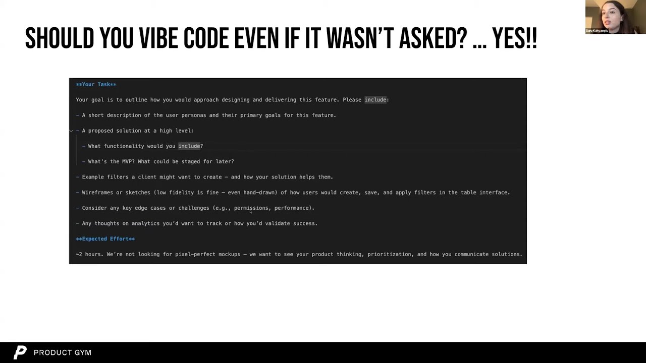 How to Ace the Google Product Manager Vibe Coding Interview - YouTube